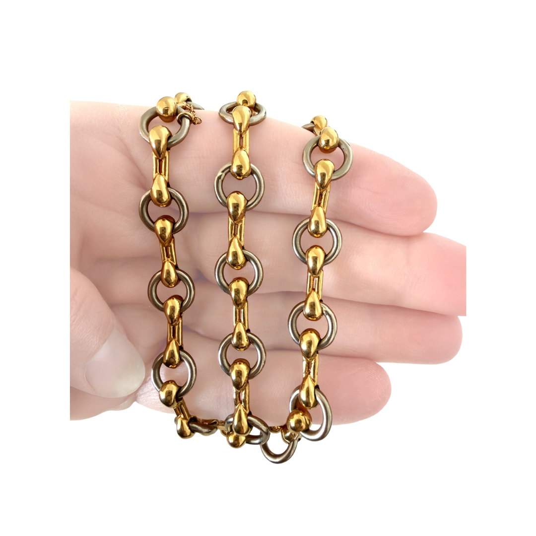 Vintage Cartier Bi-Color longchain | dkfarnum