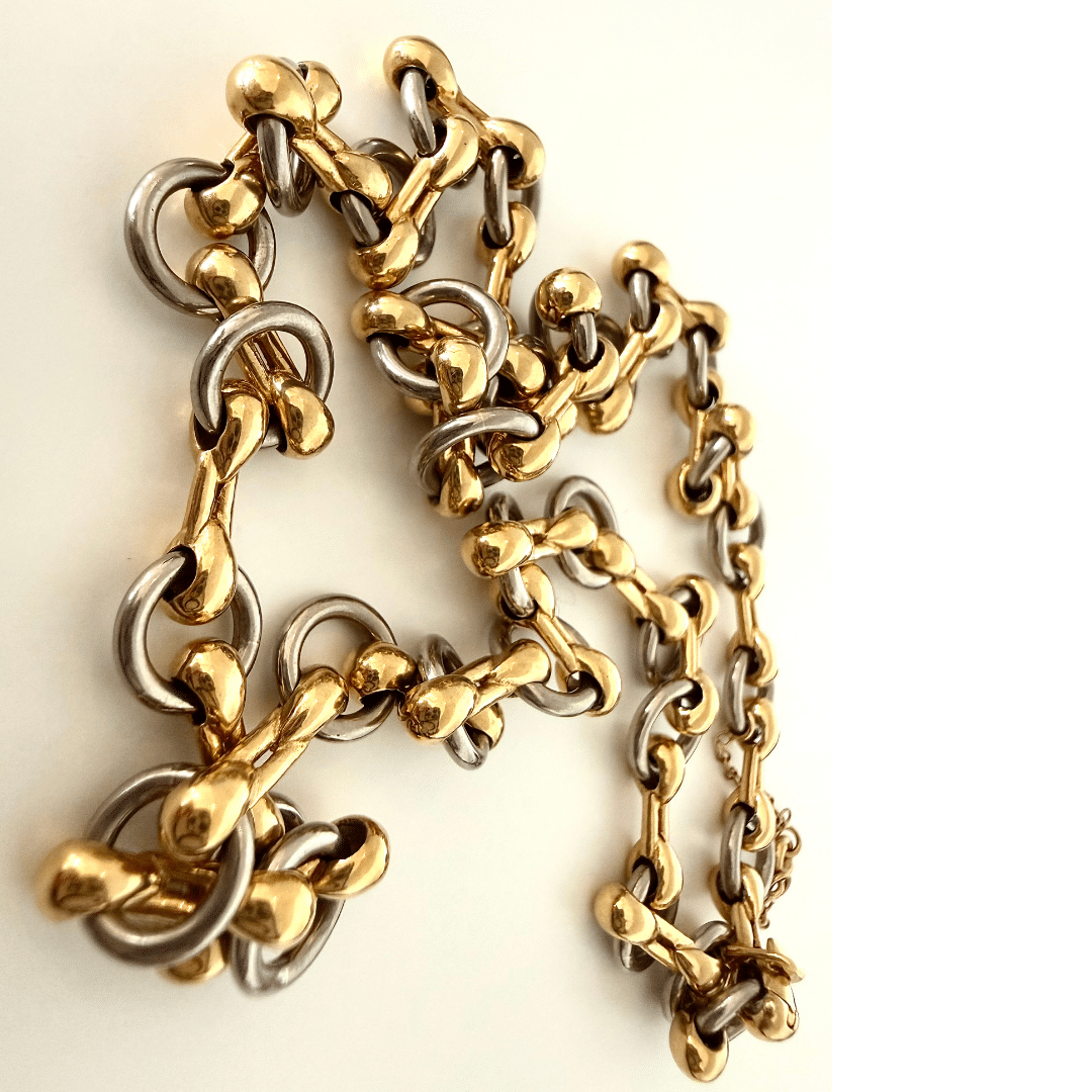 Vintage Cartier Bi-Color longchain | dkfarnum