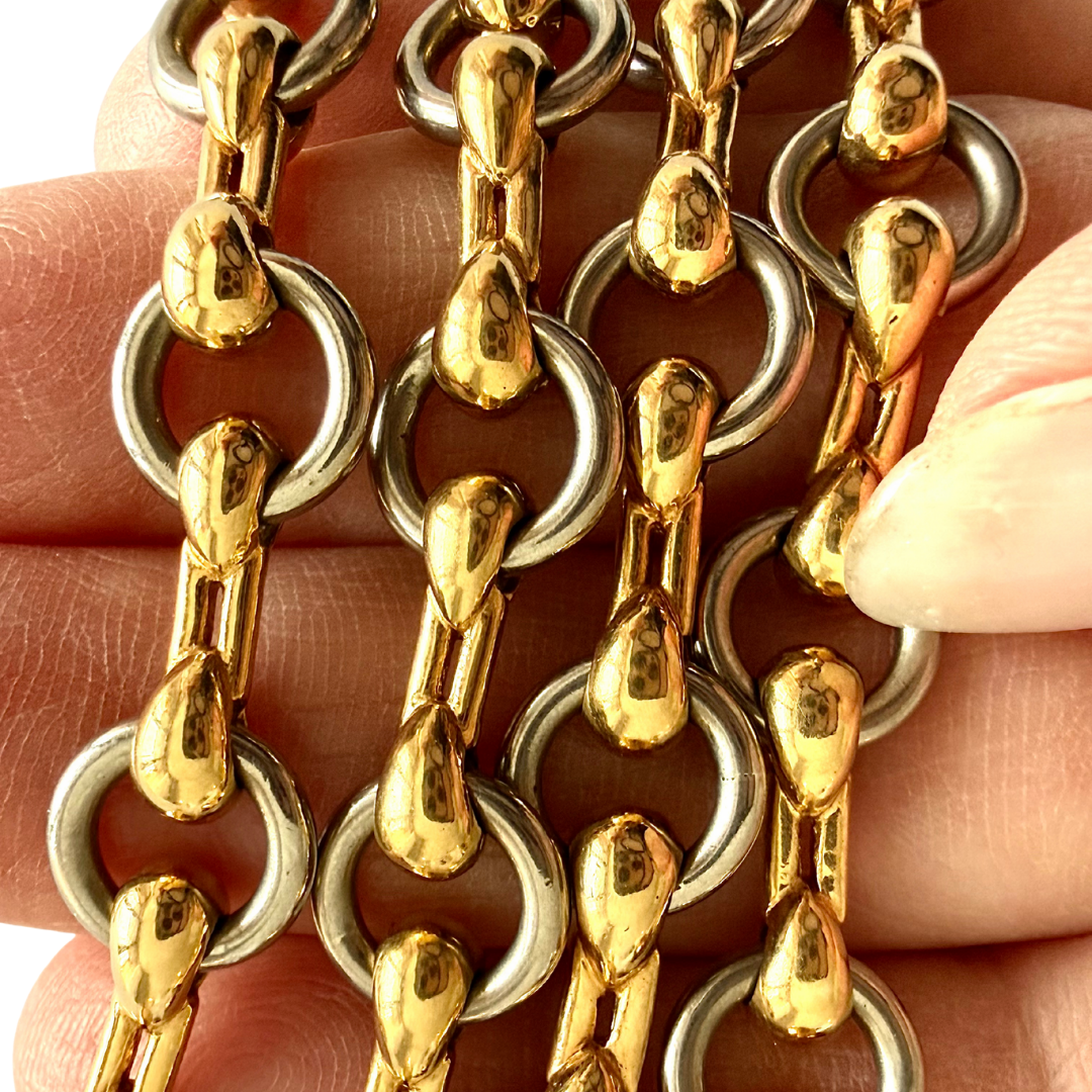 Vintage Cartier Bi-Color longchain | dkfarnum